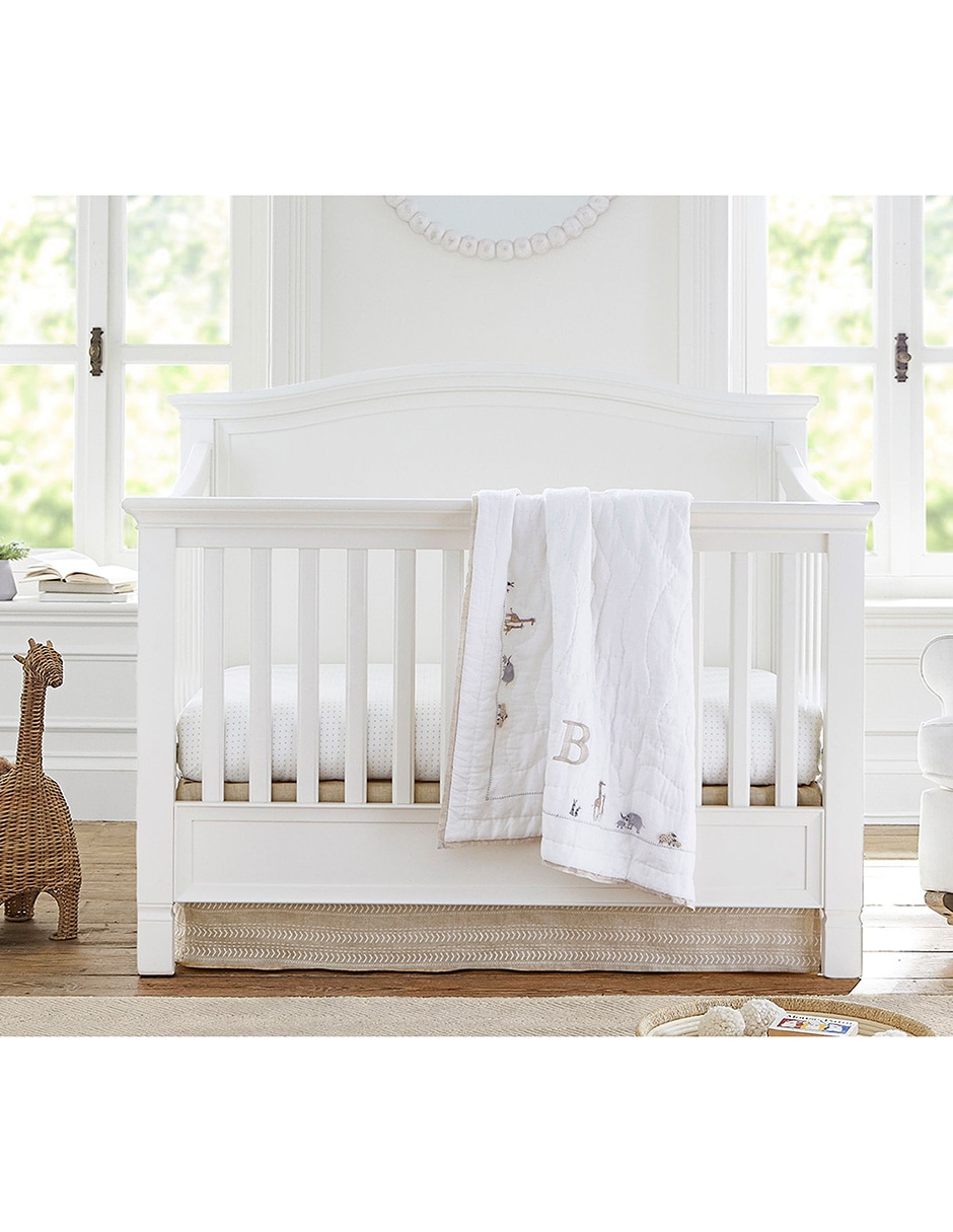 Cuna Larkin Camelback Blanca Convertible a Cama Matrimonial